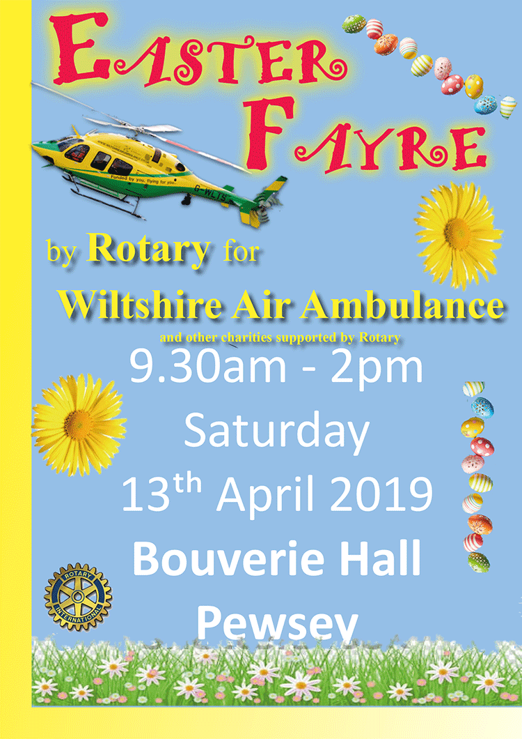 EASTER FAYRE by ROTARY for WILTSHIRE AIR AMBULANCE - Marlborough News