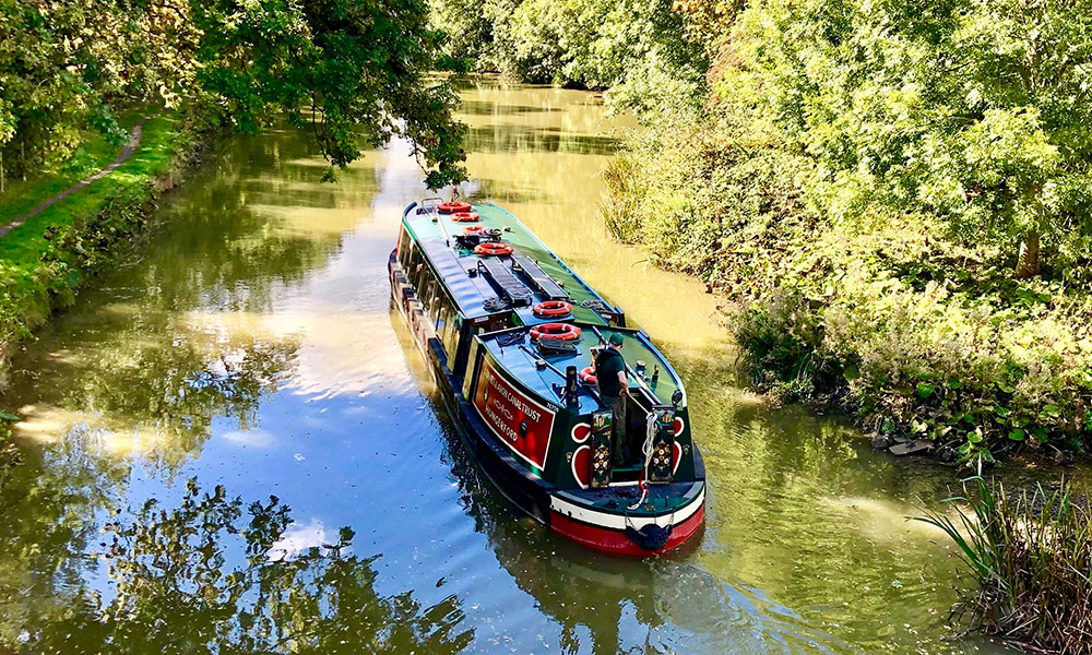 Life on the Ocean Wave? Not quite, but on the Canal - Yes. The Rose of ...