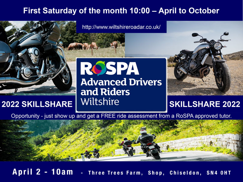 SkillShare: Find out more about Advanced Driving at Three Trees Cafe ...