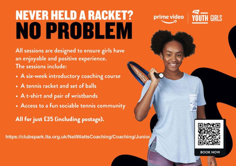Marlborough Tennis wins LTA/Prime Video Tennis for Girls Programme ...