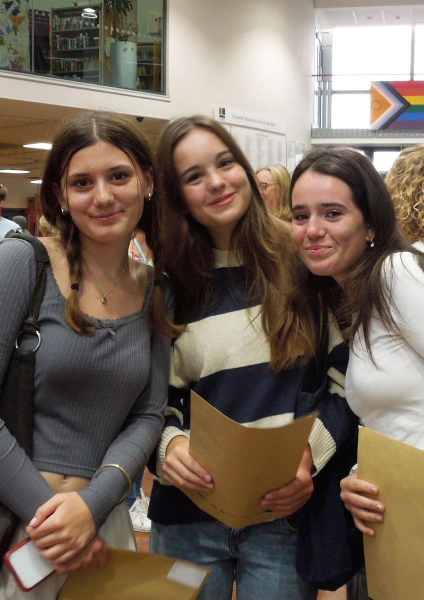 GCSE results morning at St John's - Marlborough News