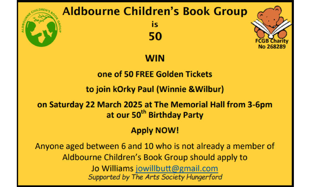Celebrating 50 years of Aldbourne Children's Book Group - Marlborough News